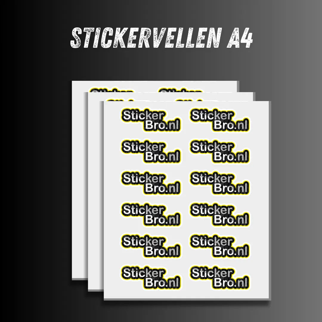 A4 Stickersheet – Stickerbro.nl